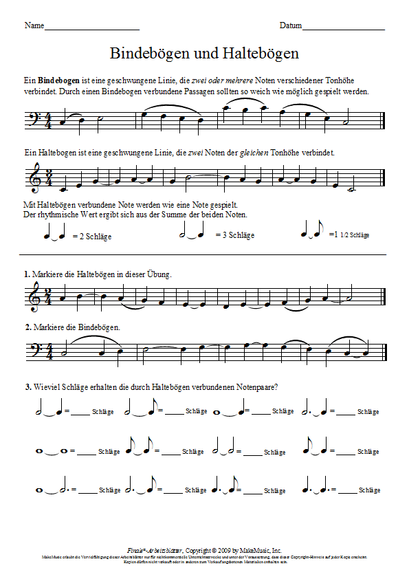 Grundlagen der Musik